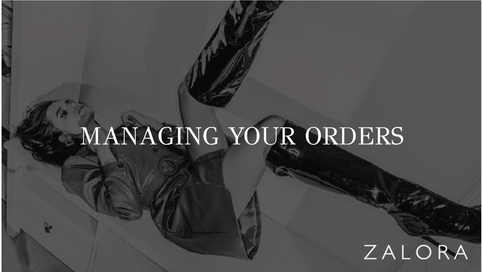 Managing Your Orders - Seller Center